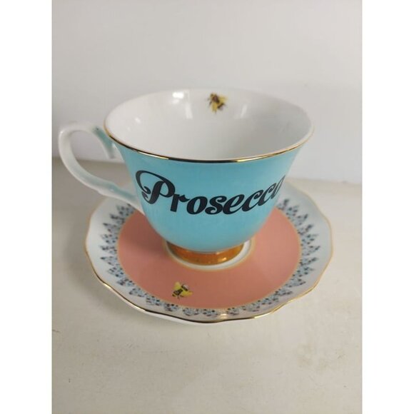Yvonne Ellen | Dining | Yvonne Ellen Prosecco Cup Saucer Nwt | Poshmark